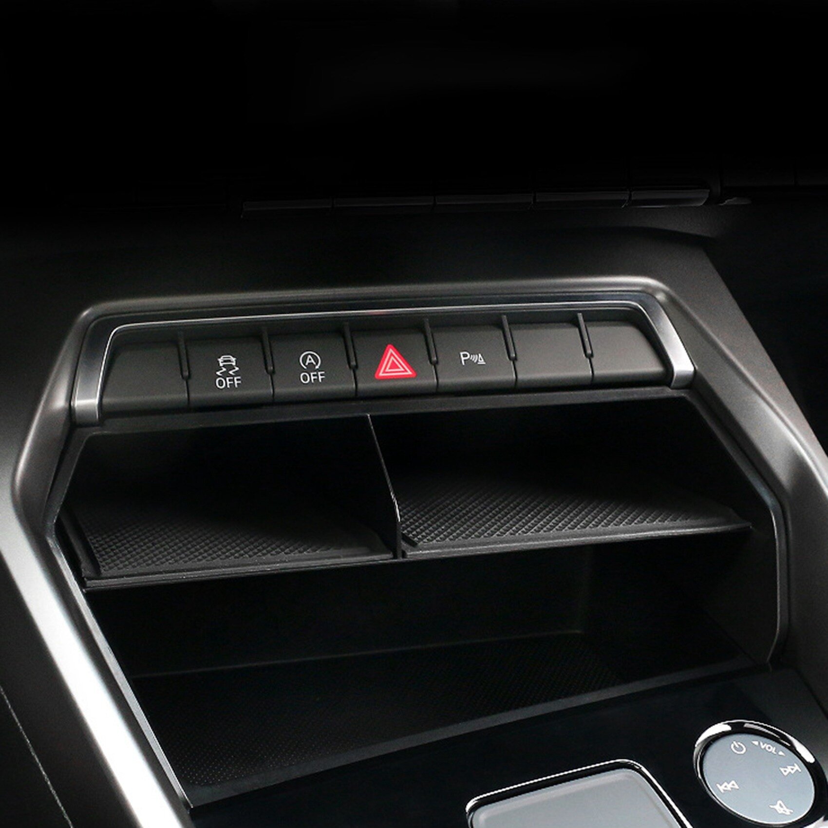 Для -Audi A3 8Y Sportback Sedan 2021 автомобильные аксессуары консоль ящик для хранения перчаточный держатель лоток