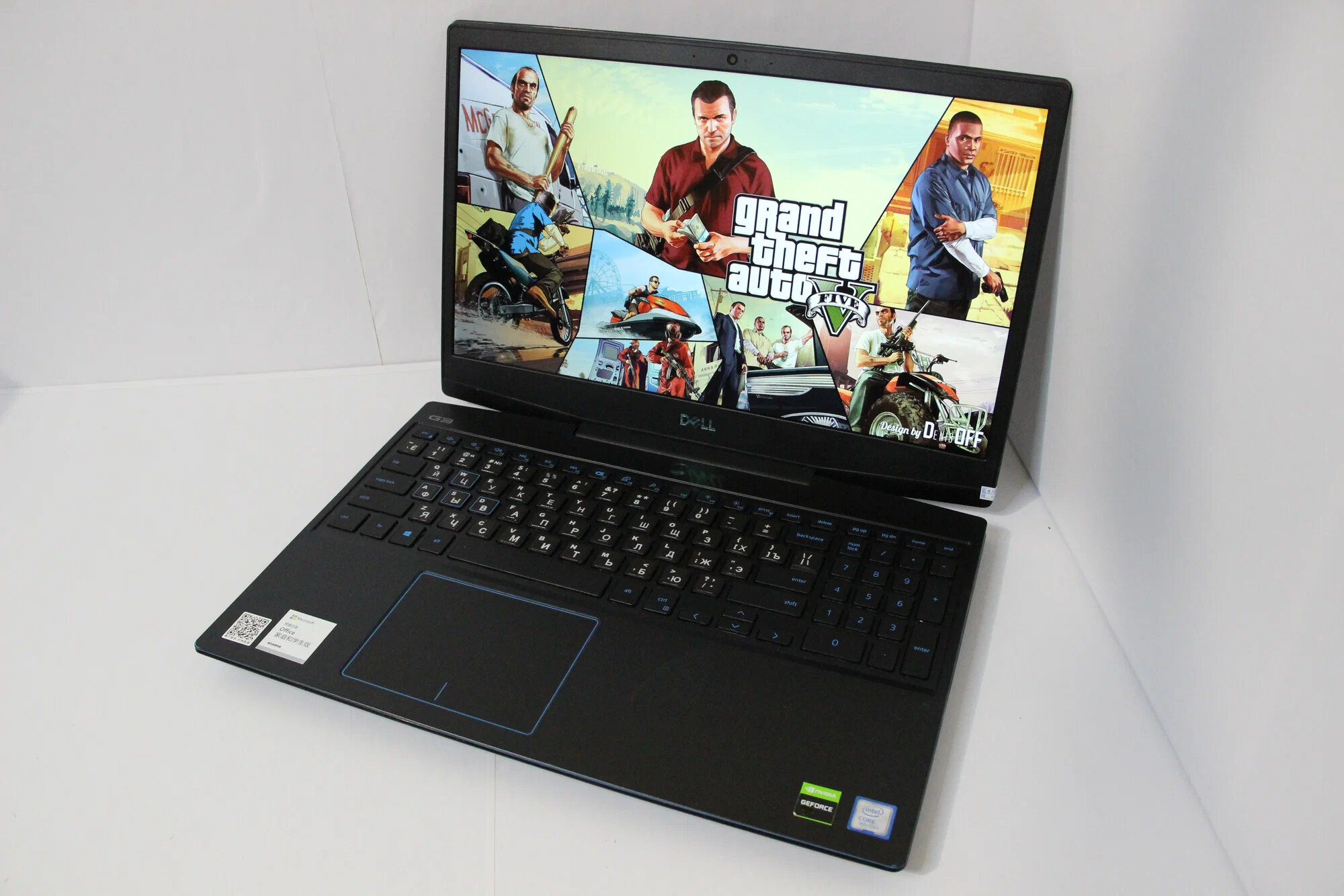 15.6" Игровой ноутбук Dell G3 синий / i7-10750H / GeForce RTX 2060-6GB / RAM 16 GB / SSD 512 GB