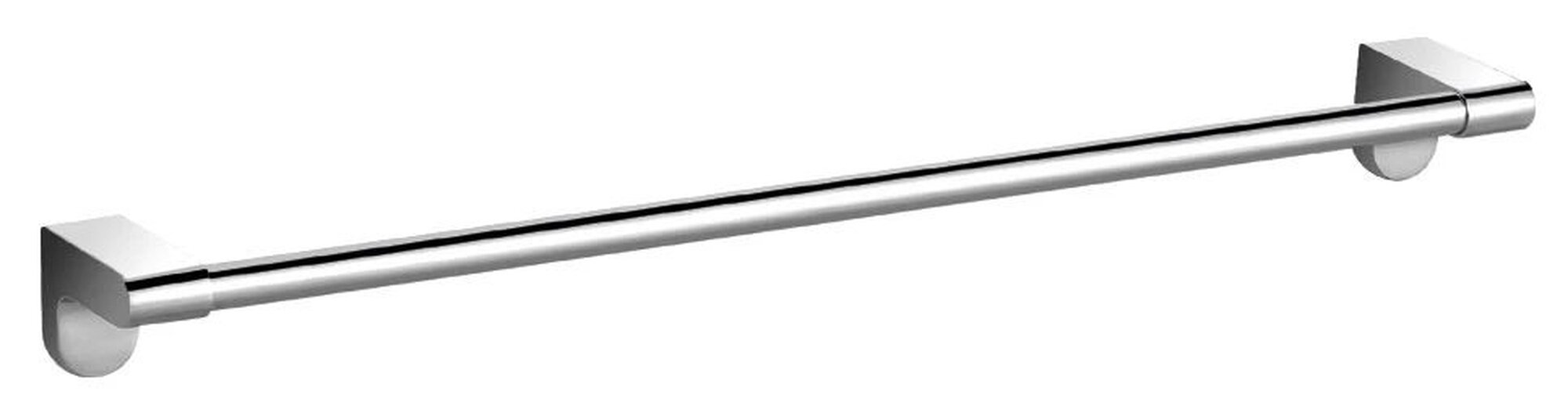 Вешалка FERRO "AUDREY", для полотенец, металл, одиночная, 60 см, хром