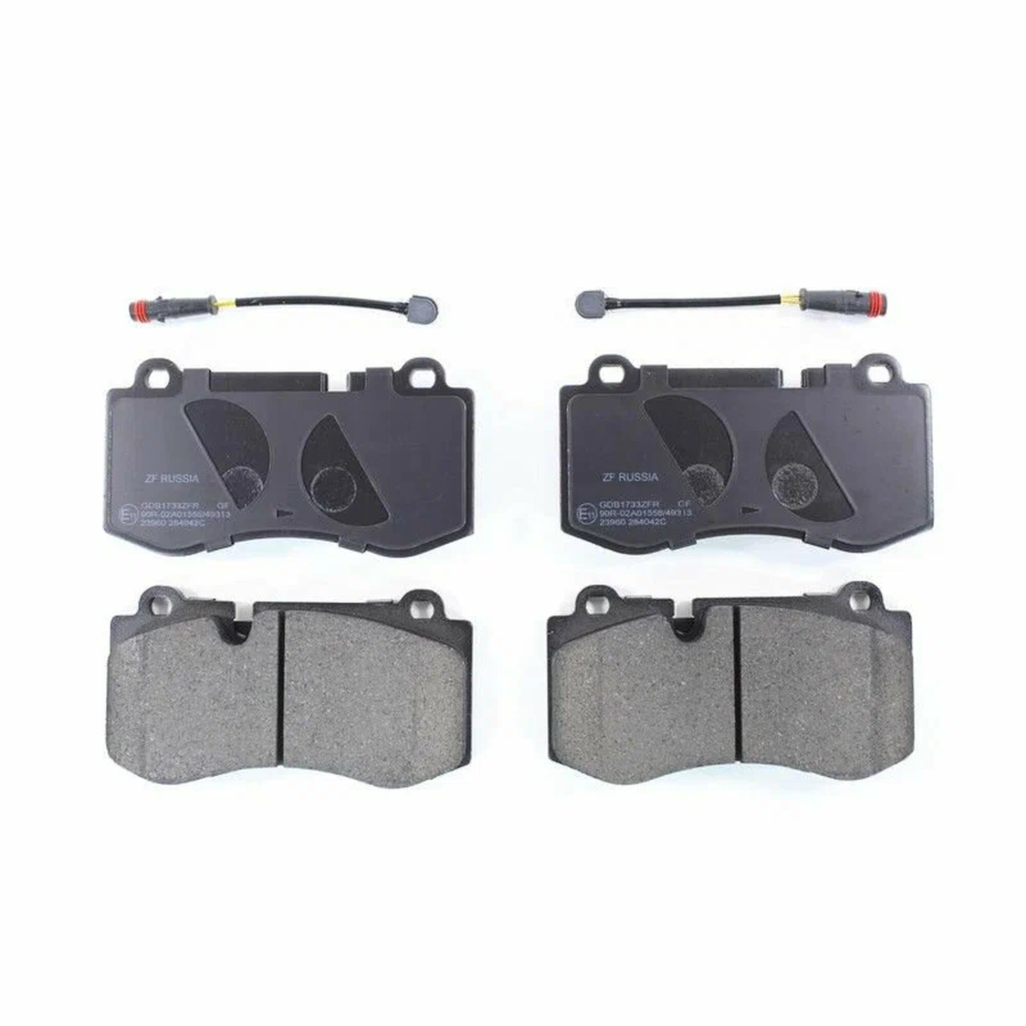 Колодки тормозные дисковые передние ZF Russia GDB1733ZFR для а/м MERCEDES-BENZ S-Class, SL