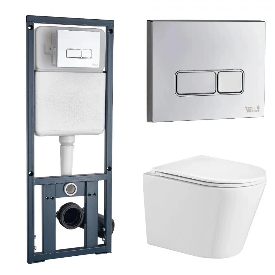 Комплект WELTWASSER MARBERG 410 + SALZBACH 043 GL-WT + MAR 410 SE CR