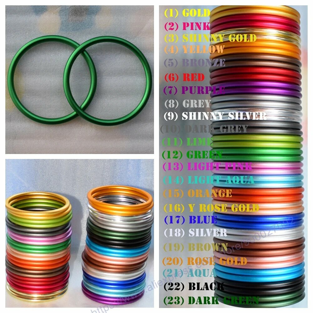 Алюминиевые кольца для слинга 2 шт. GREEN