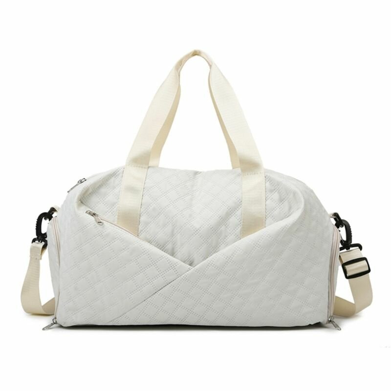 Спортивная сумка с отделением для влажных вещей, идеальная для гимнастики и танцев, Не совсем белый