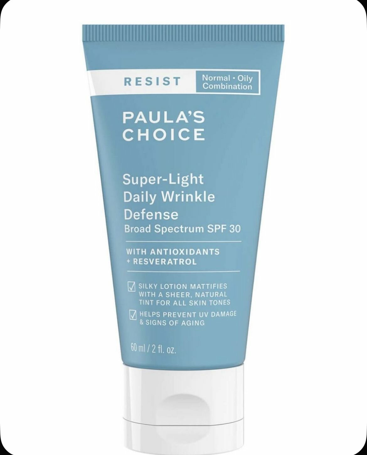 Paulas Choice - Resist Super-Light Daily Wrinkle Defense Легкий крем от солнца от морщин SPF30 60 мл
