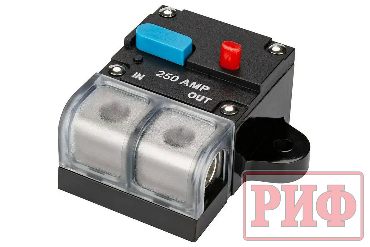 Предохранитель автоматический РИФ 250 А, 69×52×35 мм, 12-42 В