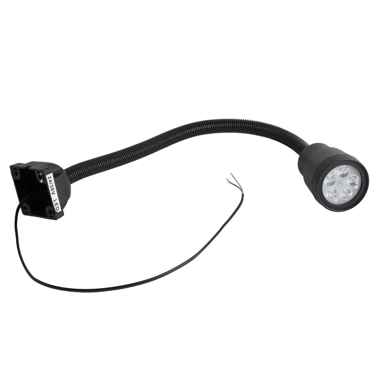 5W LED Work Light 360 Degree Rotation Universal Flexible Rod Lamp for CNC Machine Tool 24V 36V