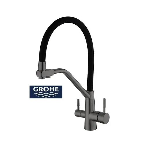 Кухонный смеситель GROHE с гибким изливом и фильтром для питьевой воды доступен в 9 цветах GY664RX-155A