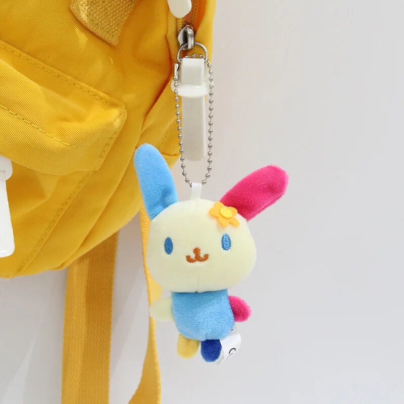 Hello Kitty милый Usahana плюшевый брелок для ключей кролик кролик Kawaii женская сумка брелки талисман детская игрушка для девочек подарок