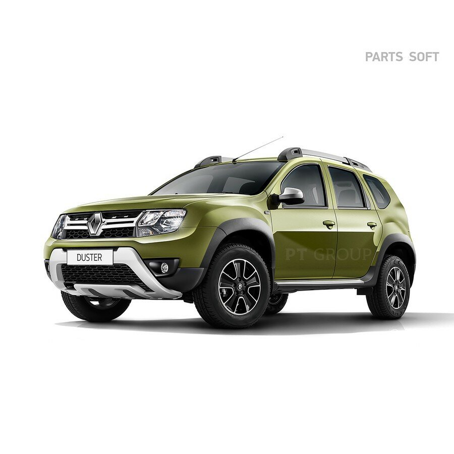 Накладки на крылья (ABS) RENAULT Duster 2016- (PT Group) (8 шт) от официального дистрибьютора, PT GROUP, артикул RDU113402