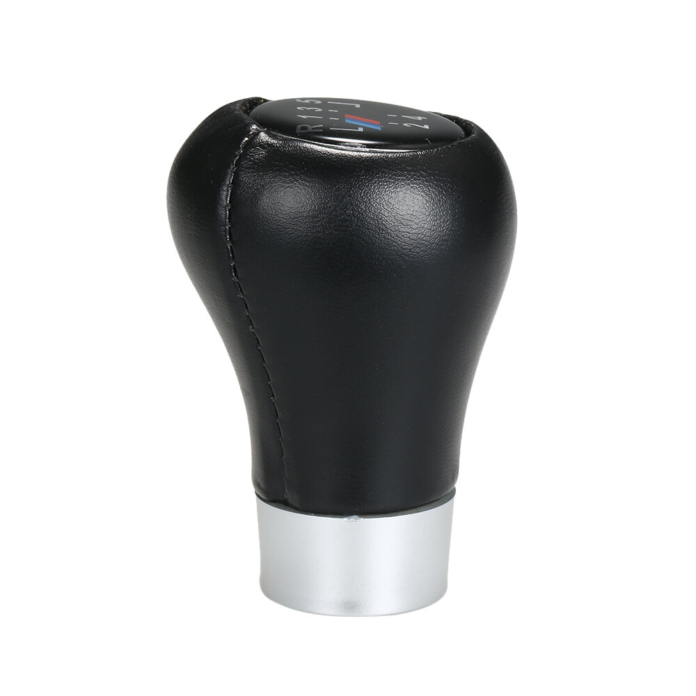 Ручка КПП, 5-ступенчатая, кожаная, для BMW 1/3/5/6 серий, X1/X3/X5 (E60, E61, E65, E83, E84, E90-E92).