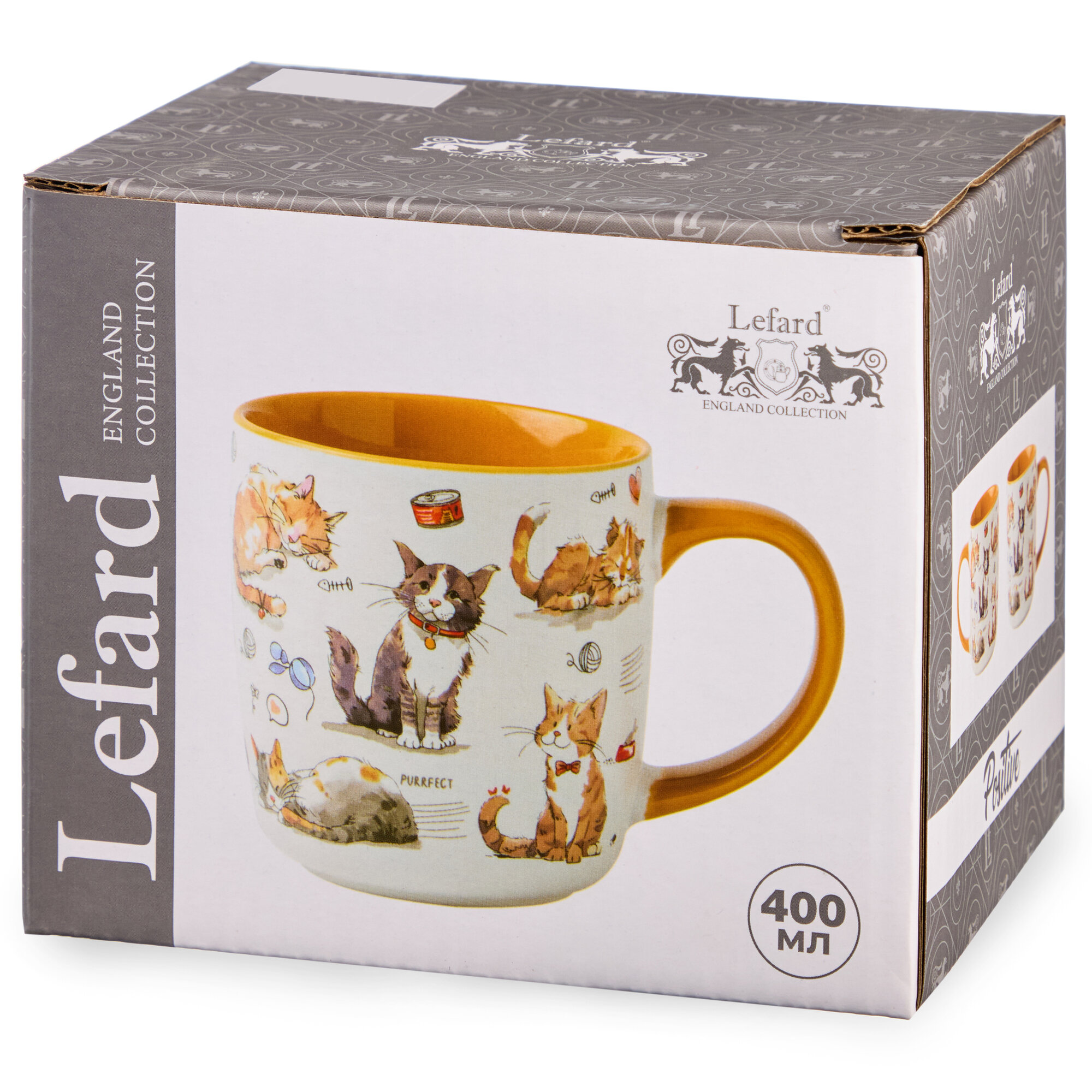 Кружка LEFARD Cats 400мл 9*5,6*9,3см фарфор