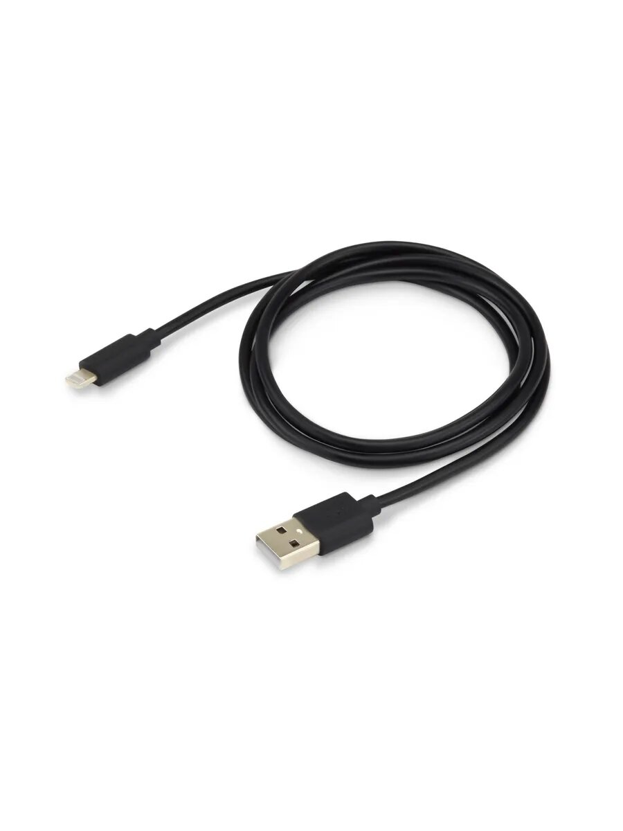 Кабель USB-IP-1.2B2A USB (m)-Lightning (m) 1.2м черный