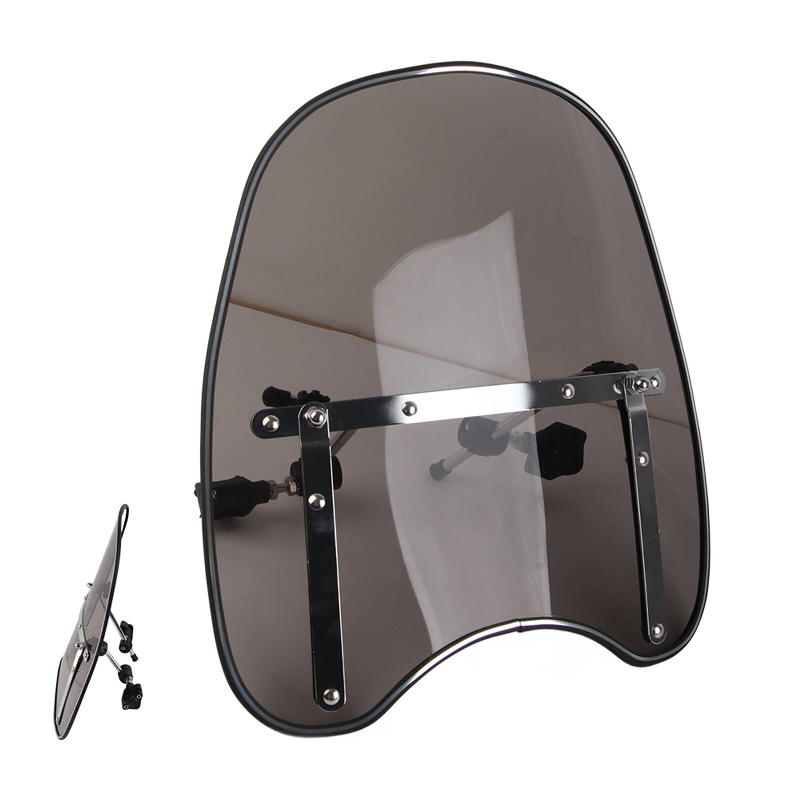 Universal Motorcycle Windshield Windscreen 22‑25mm Handlebar Mounting — фото 1