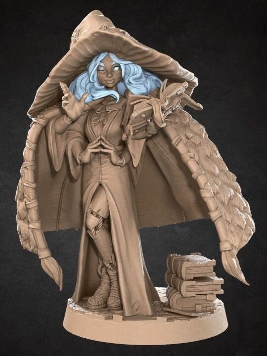 Ренни Колдунья elden ring, фэнтези игровая фигурка для раскрашивания