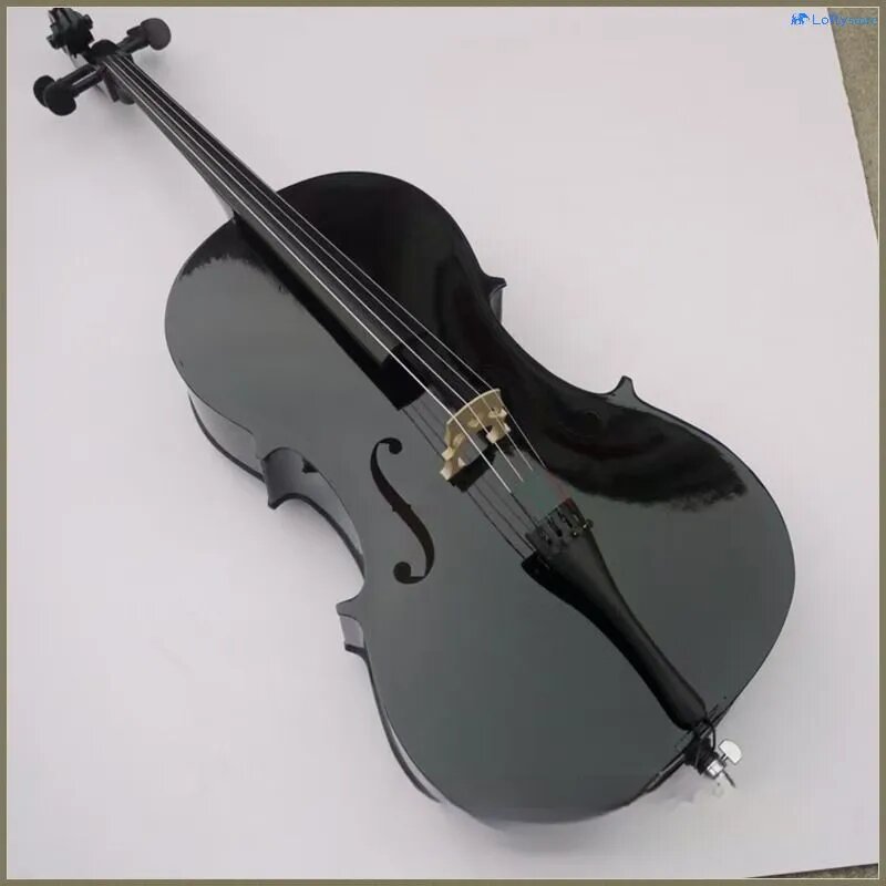Виолончель 4/4 для начинающих комплект с чехлом/смычком 3 цвета