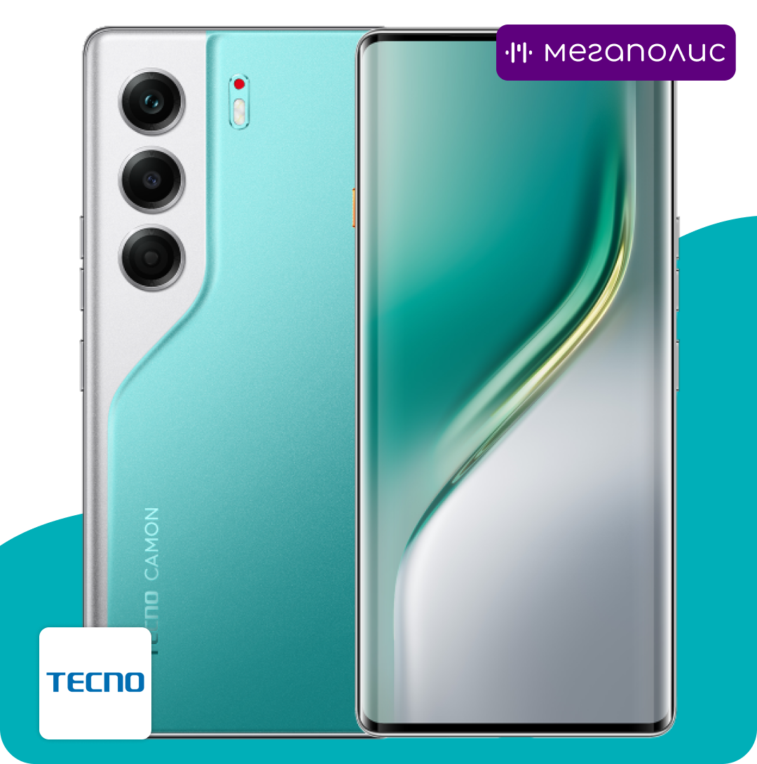 Смартфон Tecno Camon 40 Pro 8/256Gb Green, зеленый