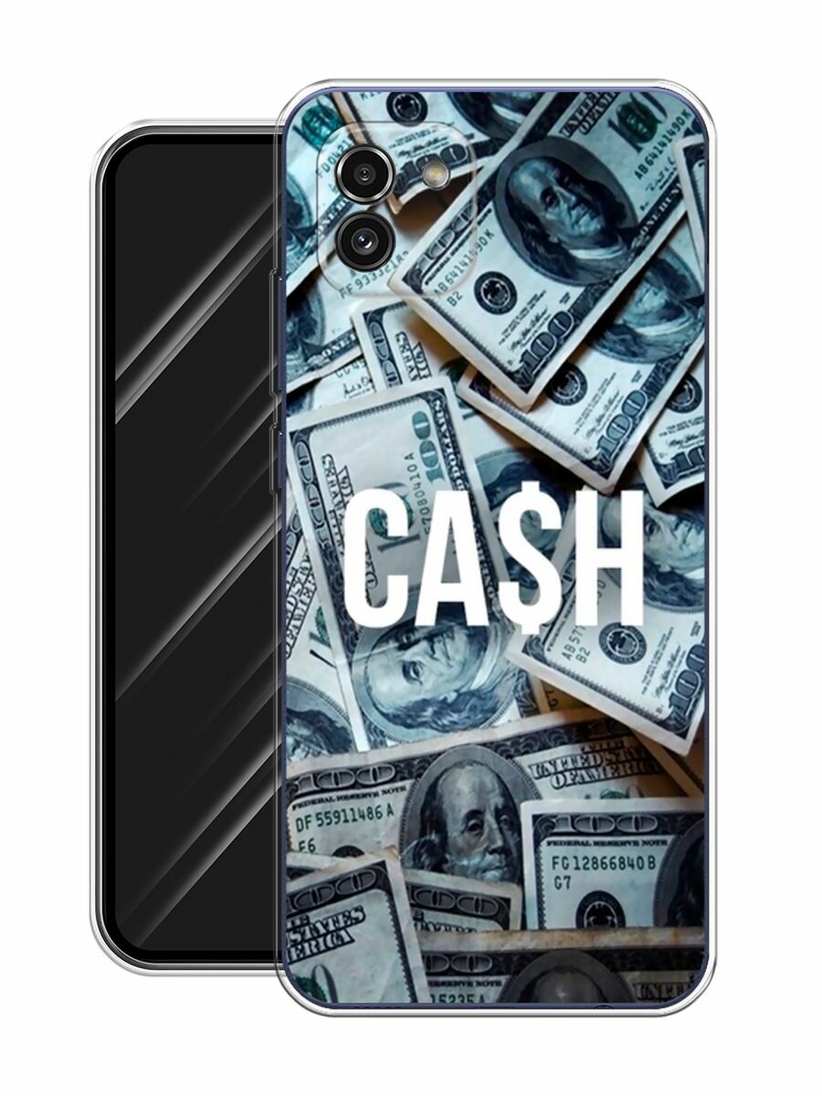 Чехол на Samsung Galaxy A03 / Самсунг Галакси А03 с принтом "Cash" — фото 1