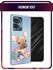 Чехол на Honor 100 / Хонор 100 с принтом "Бульдог и сладости", прозрачный