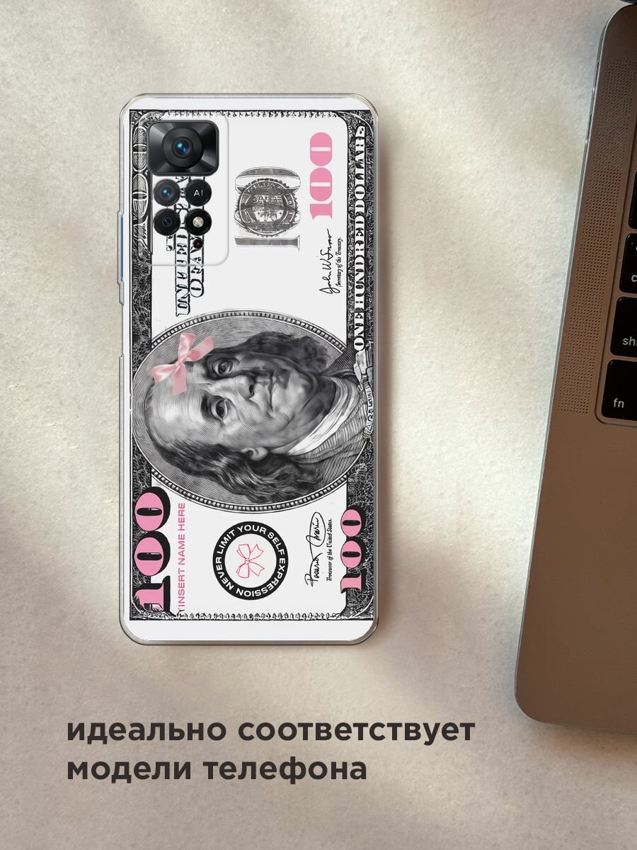 Чехол на Xiaomi Redmi Note 11E Pro / Сяоми Редми Нот 11E Pro Про с принтом "Милый доллар" — фото 1