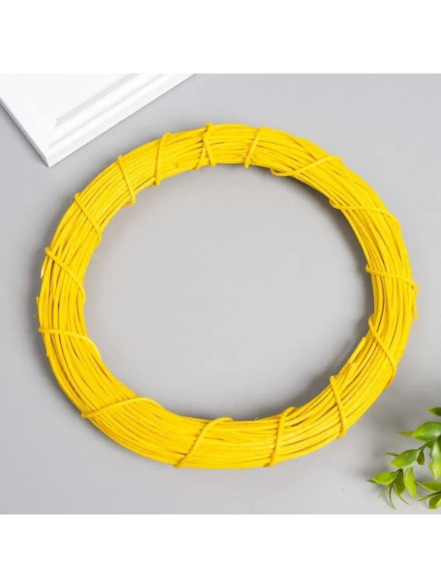 Яркое кольцо для ловца снов из ротанга