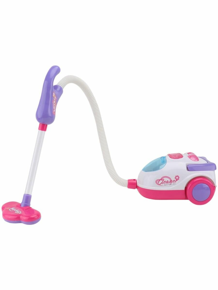 Игрушечные пылесосы для детей с эффектом вращения, в наборе 2 шт, без батареек