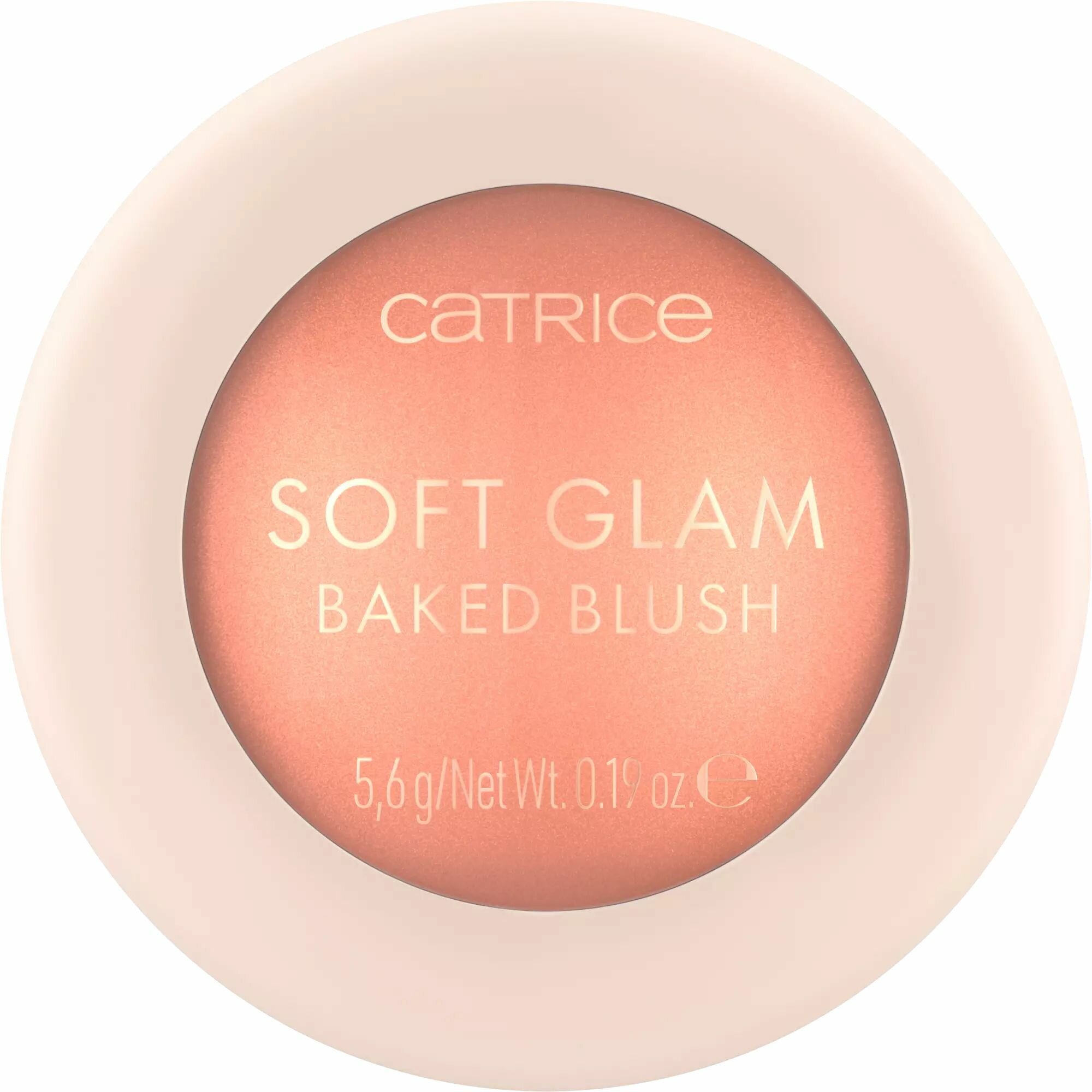Румяна для Лица CATRICE (Катрис) Soft Glam Baked Blush - 020 Peachy Breeze (Персиковый Ветерок)
