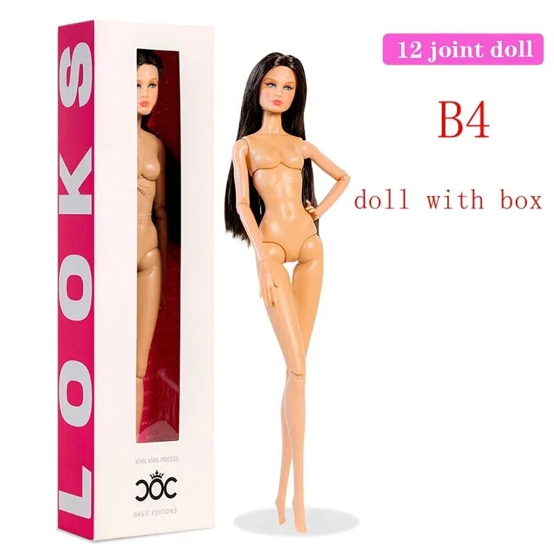 Белая Мода 12" BJD кукла, B4 doll, Женский