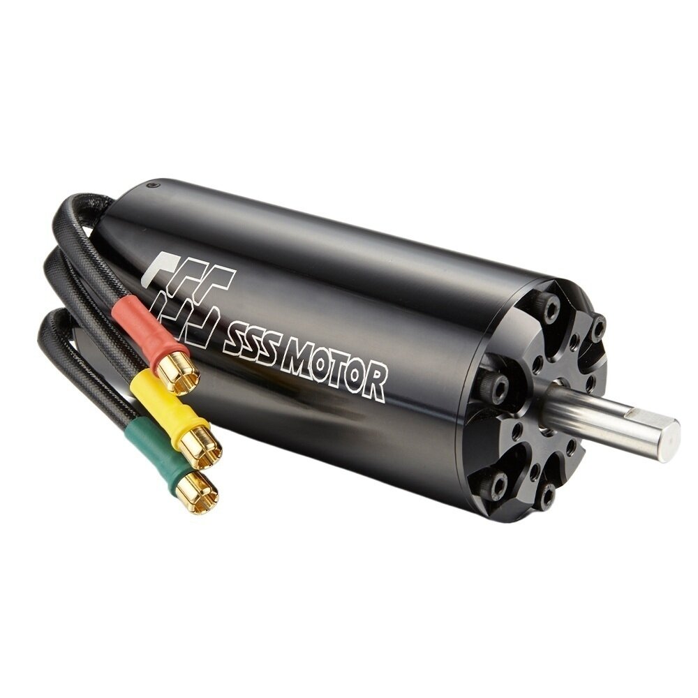 Бесщёточный двигатель SSS 56114 с внутренним ротором и водяным охлаждением для радиоуправляемых лодок, автомобилей, самолётов и других моделей KV