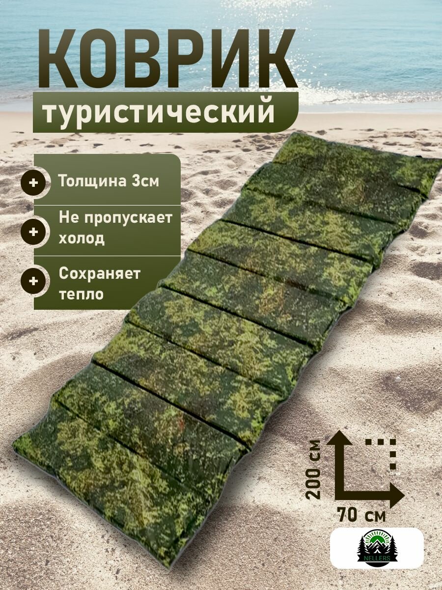 Коврик туристический складной каремат, толщина 3см