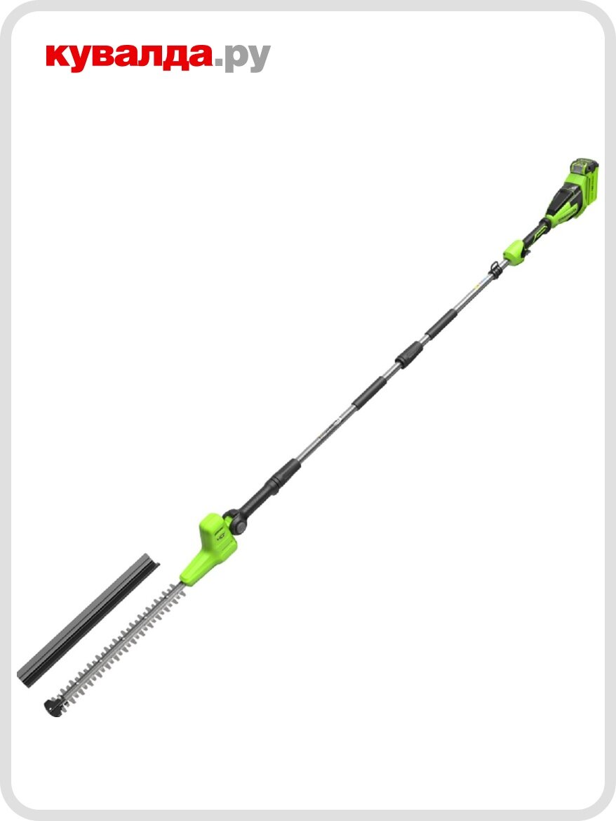 Ножницы-кусторез аккумуляторные GREENWORKS 2302007 40V, 51см, без АКБ и ЗУ