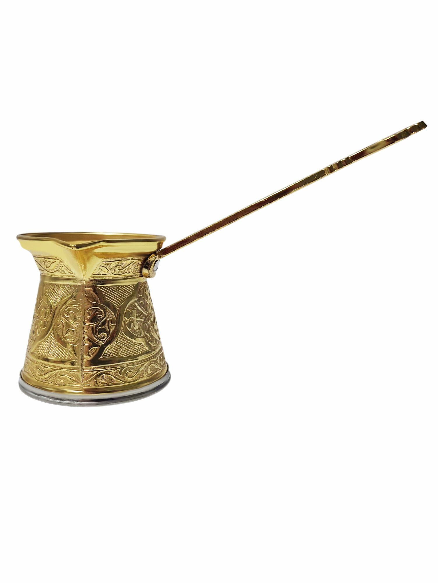 Турка для кофе металлическая (турецкая джезва), "Sena", Gold (95-621-2-18), 100мл. Турция