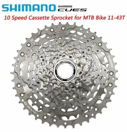 Shimano LG400 кассета звездочка для MTB велосипеда 11-43T 10 скоростей черный маховик велосипедные запчасти