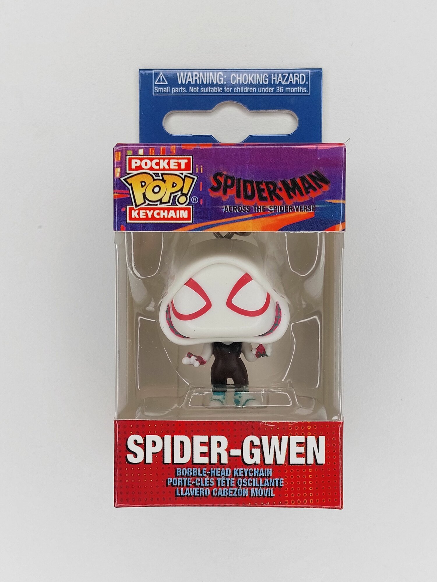 Брелок keychain Гвен-Паук Гвен Стейси Spider-Gwen из мультфильма Человек-Паук: Паутина вселенных