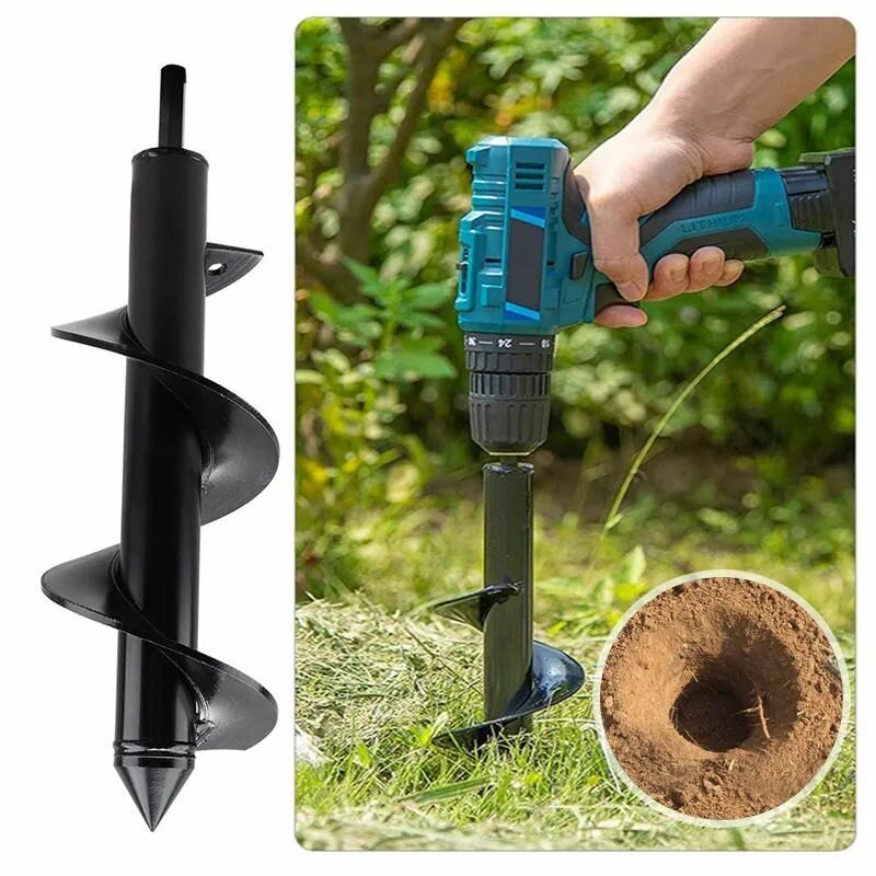 Бур садовый ручной, Легированная сталь