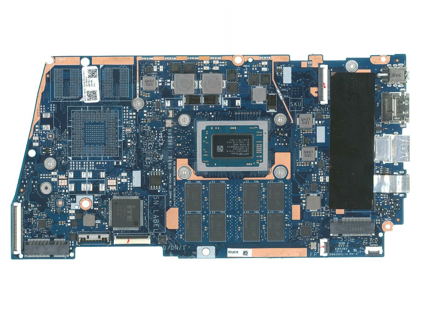 Материнская плата ASUS UX431DA R5 3500U, UMA