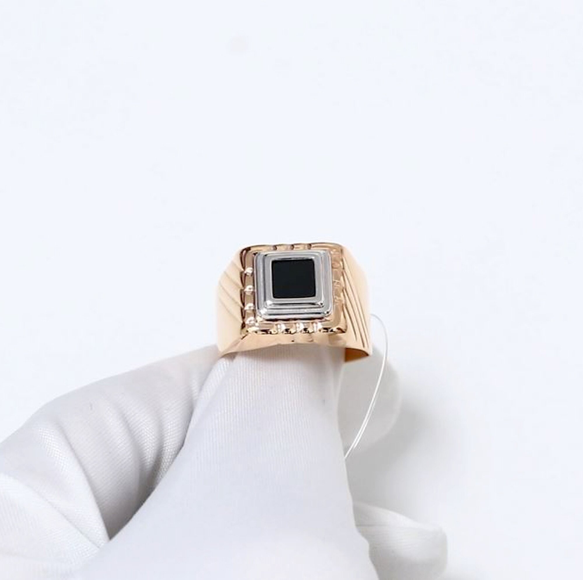 Кольцо, серебро, 925 проба, золочение, фианит