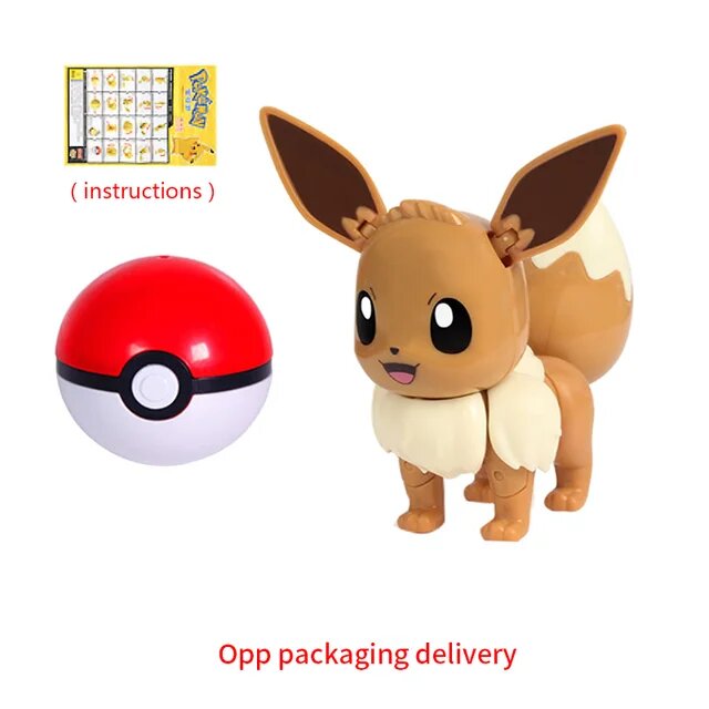 Фигурки покемонов, Драгонайт, Генгар, Мью, Снорлакс, Лапрас, трансформирующиеся игрушки покеболы, развивающие куклы монстр Пикачу, детские подарки.