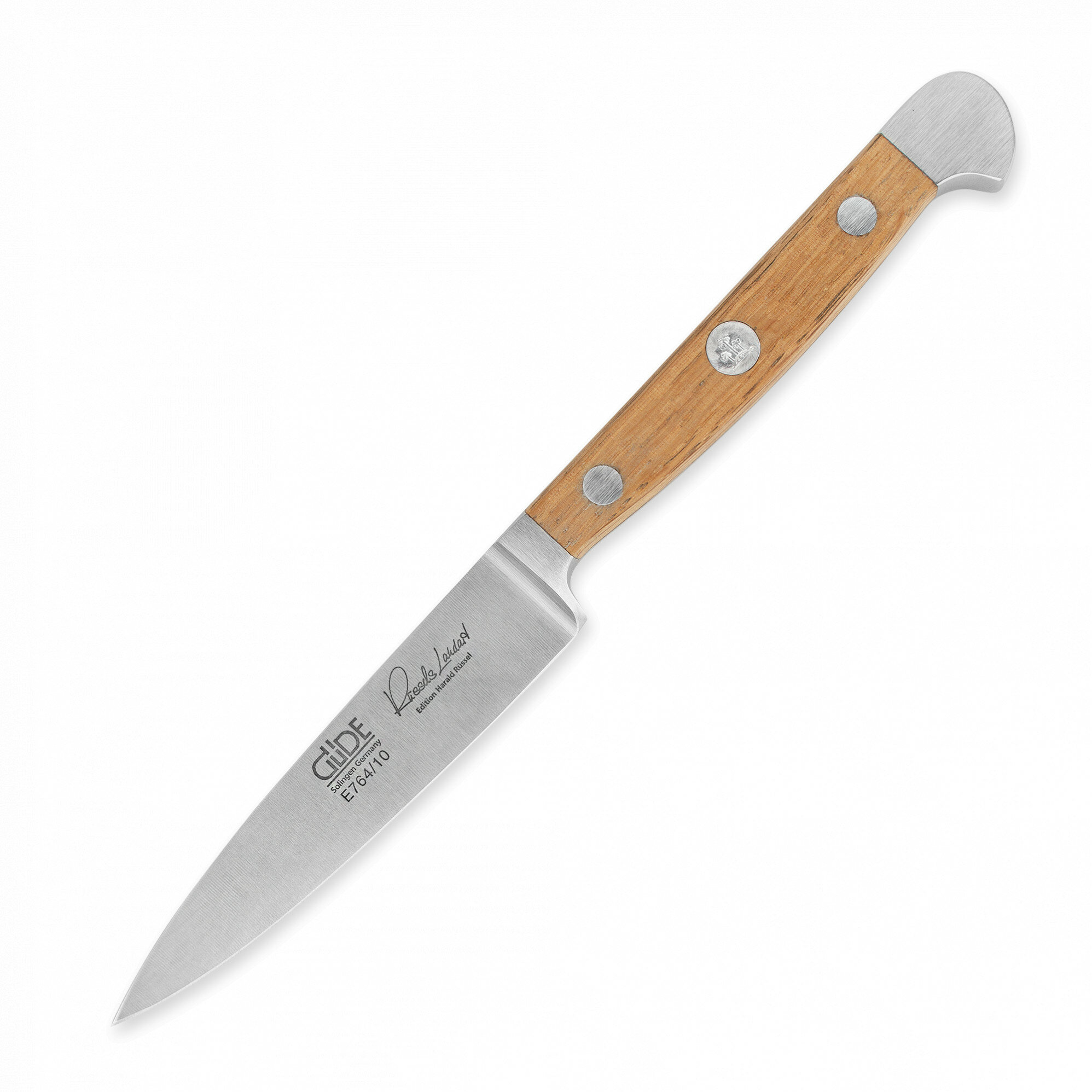 Нож универсальный 10 см, ручка из дуба, серия Alpha Fasseiche E764/10 GUDE