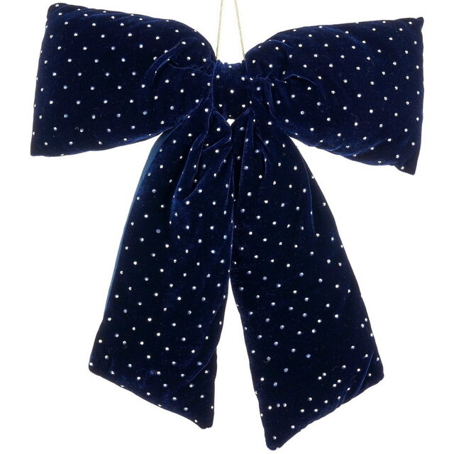 Бант на елку Bomont - Crystal Elegant 50*39 см синий, Edelman, 1180407-1