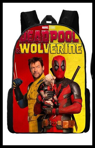 Рюкзак Spot Deadpool Marvel Сумка Marvel Deadpool Периферийные устройства Deadpool Сумка-рюкзак с Бэтменом