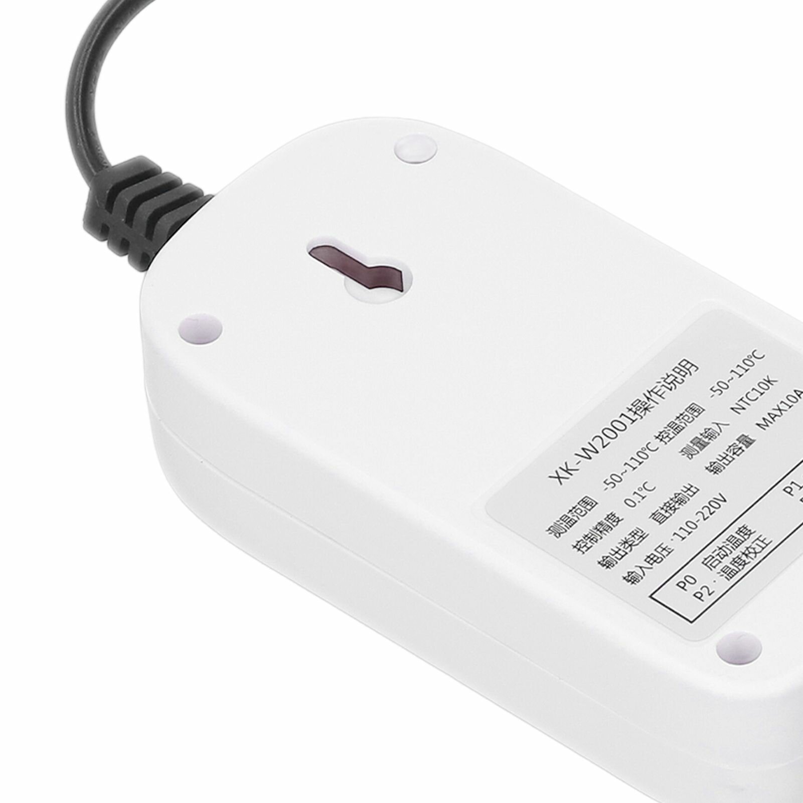 Регулятор температуры, автоматический регулируемый цифровой дисплей, электронная розетка, термостат для теплицы, вилка европейского стандарта, 110-220 В