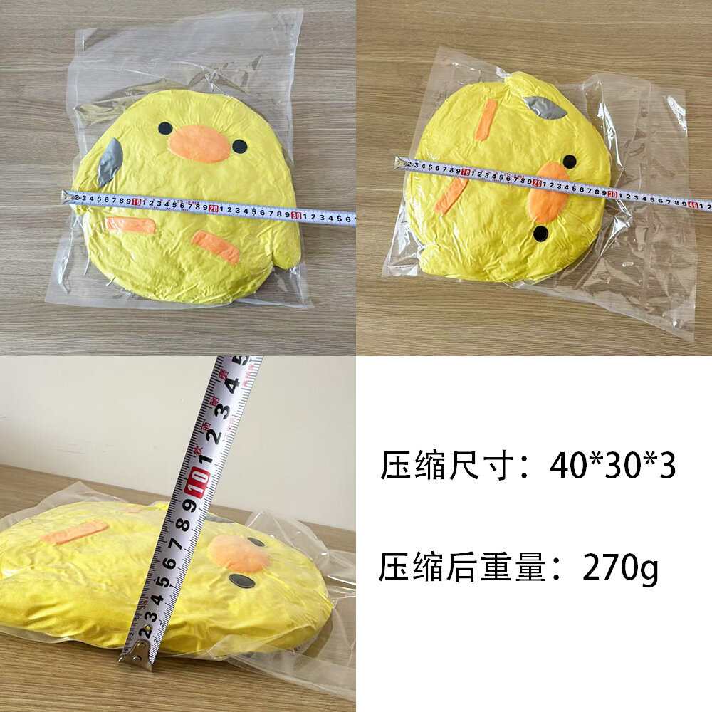 Трансграничный новый продукт, милая утка с ножом, мультяшная маленькая желтая утка с ножом, мягкая плюшевая кукла-подушка