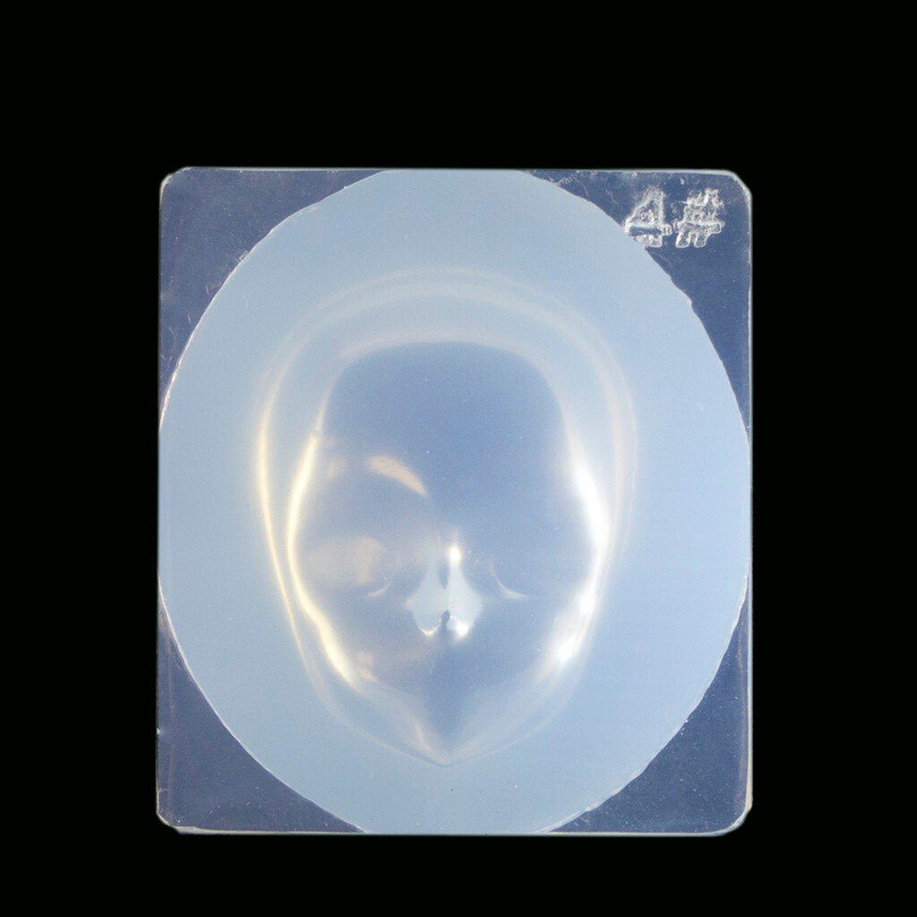 Форма из полимерной глины с изображением человеческого лица Форма из полимерной глины для изготовления мыла из гипсовой свечи Силиконовая форма