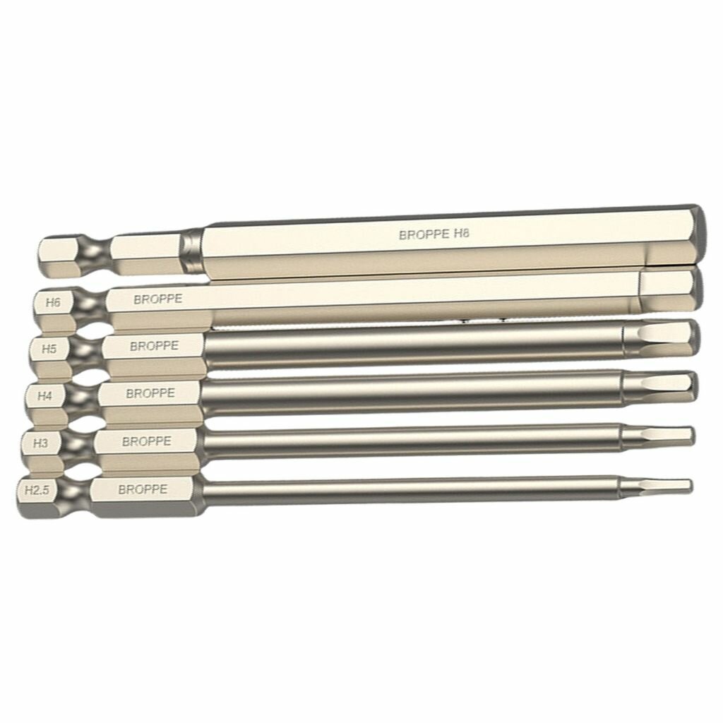 5/6/7/8 шт. Ударные шестигранные ключи с шестигранной головкой, сверло, инструмент для технического обслуживания и ремонта