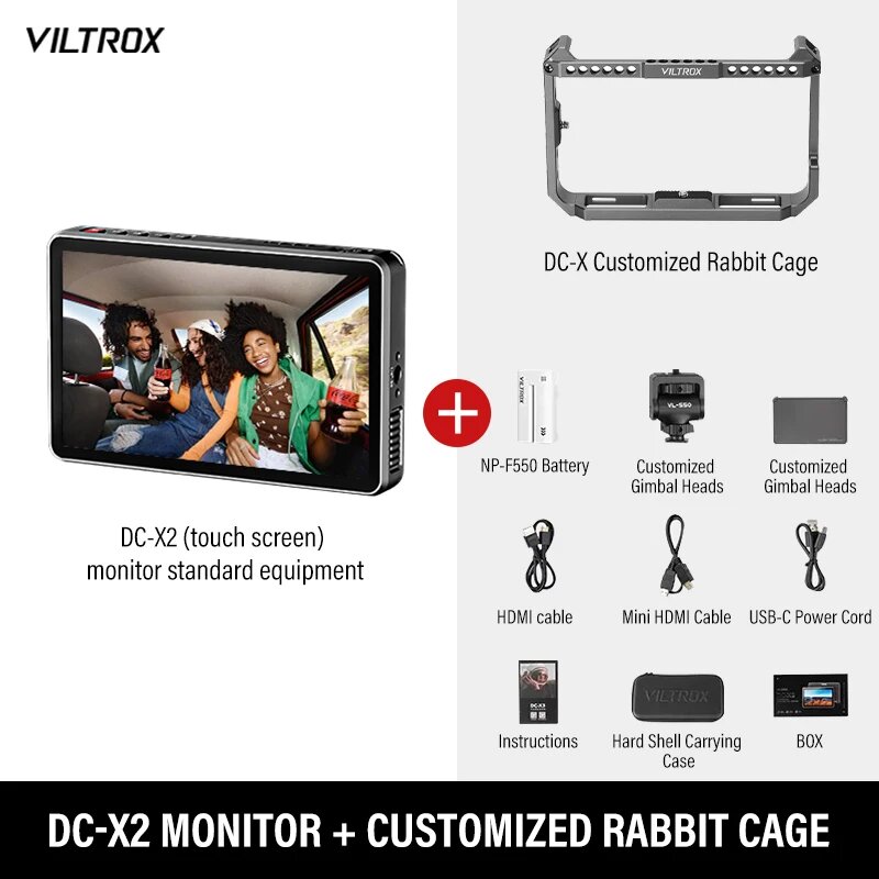 Viltrox DC-X2 монитор с кейджем