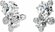 Серьги пусеты SWAROVSKI, кристаллы Swarovski