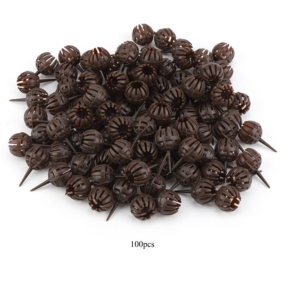 100pcs/ Set Reusable Portable Fertilizer Cover Box Basket for Bonsai Plant Flower(Small)