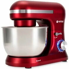 Миксер планетарный Vitek VT-PM0111 1500Вт вишневый