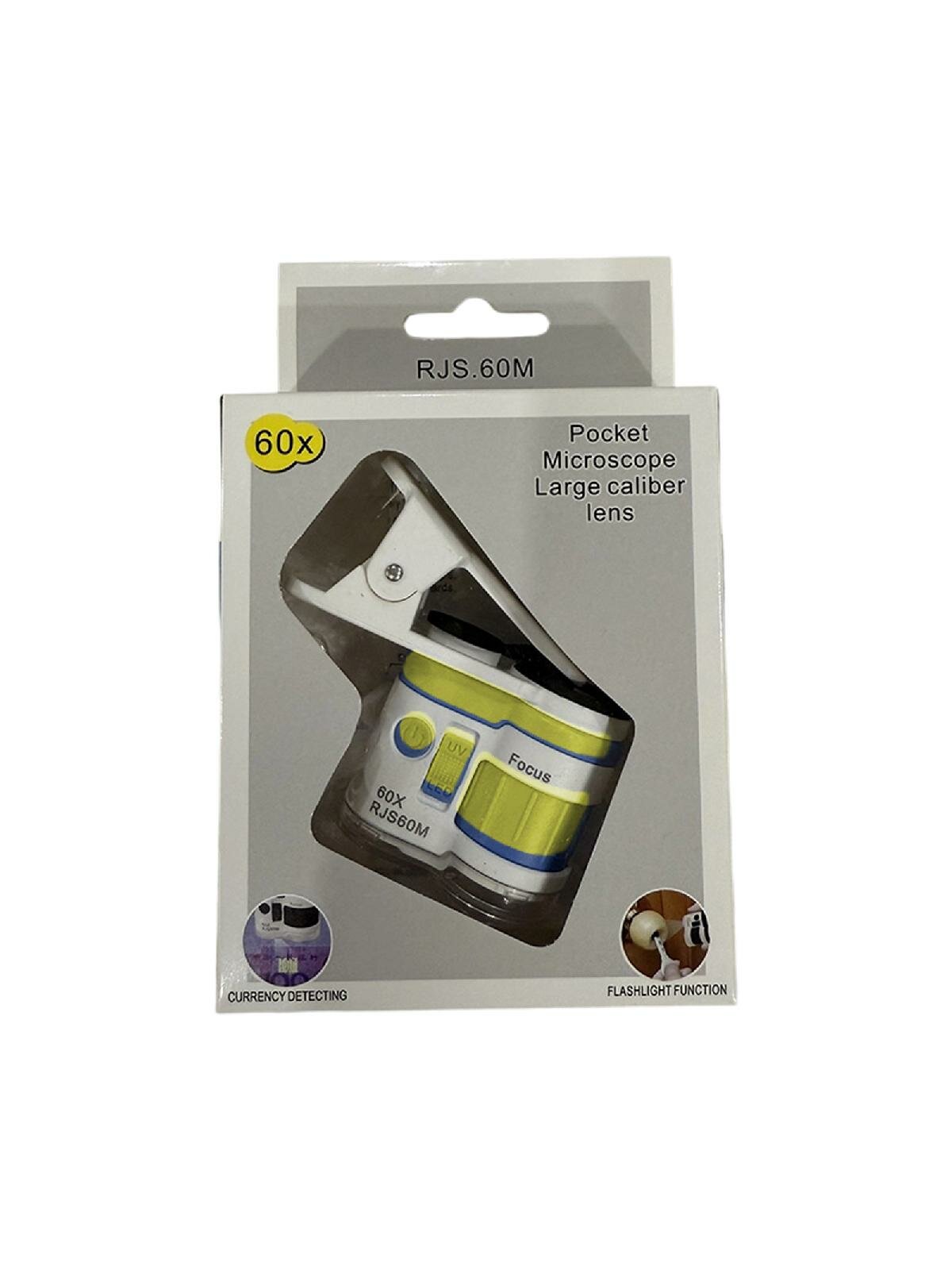 Детский научный инструмент-лупа с креплением для микроскопических наблюдений