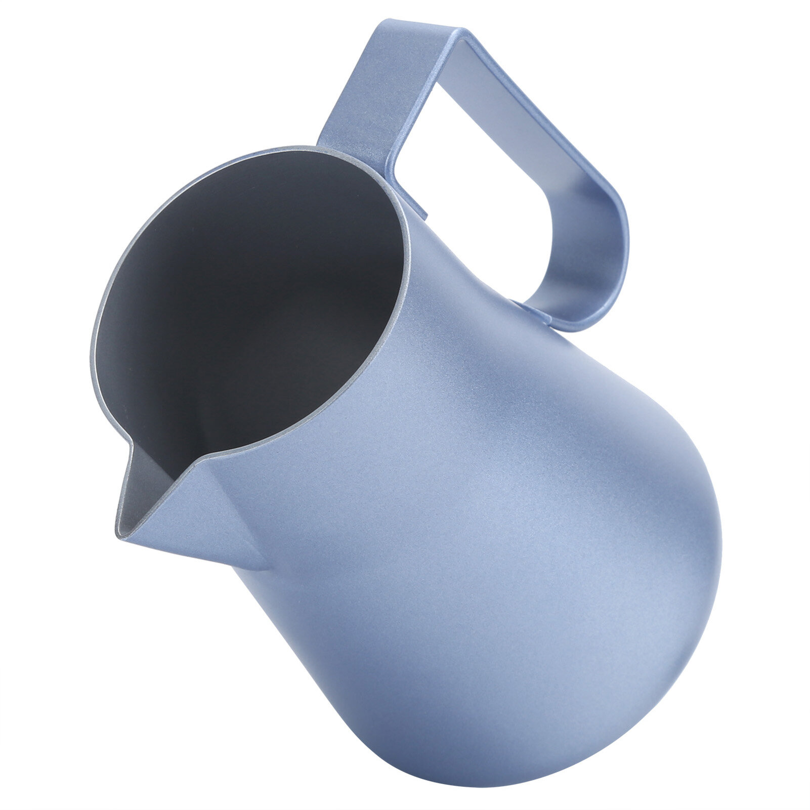 Кувшин для вспенивания молока из нержавеющей стали, кувшин для молока, кофе, латте, для домашнего кофе, синий, 350 мл